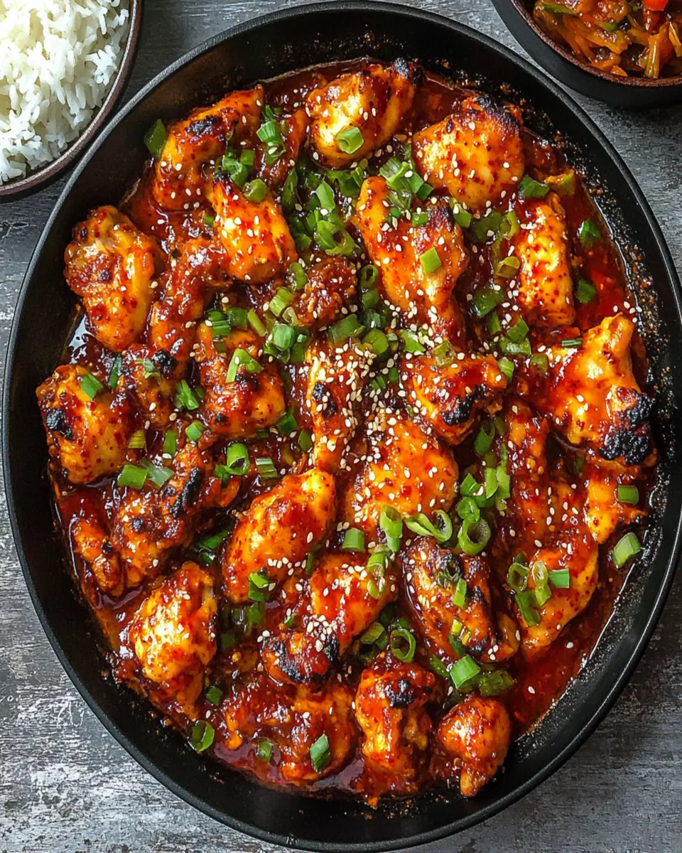 Spicy Korean Fire Chicken